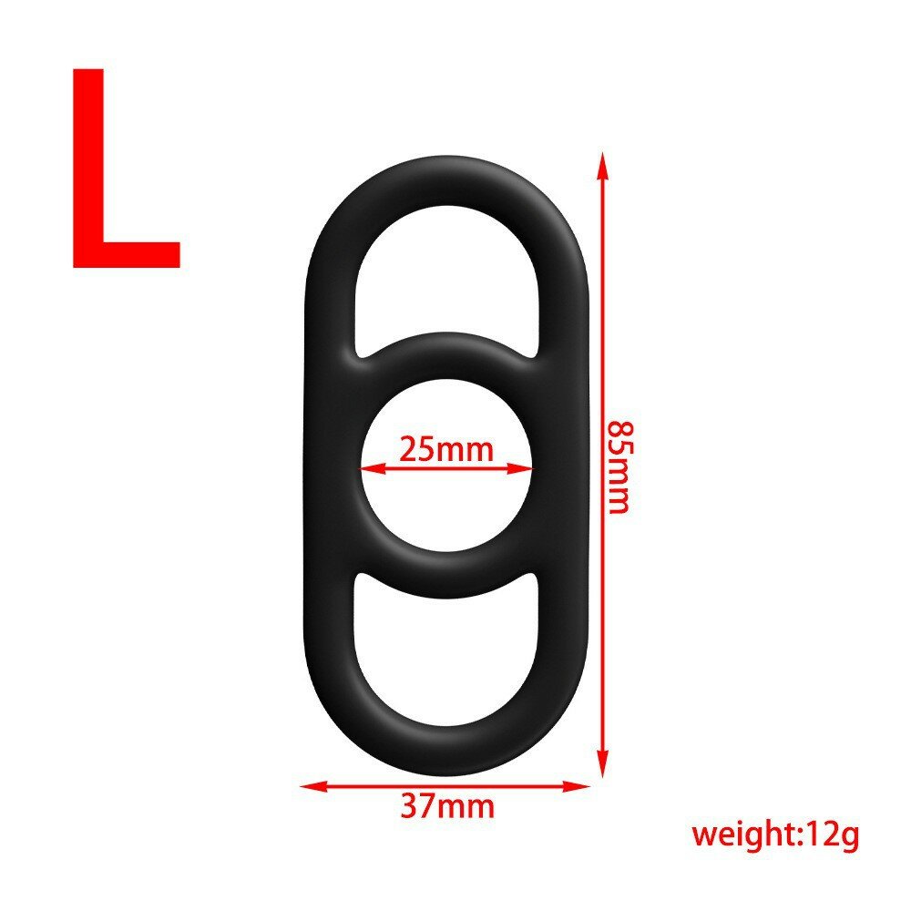 Силиконовое кольцо кольцо пениса кольцо мужской тройной замок кольцо пара для взрослых секс-игрушки секс-товары оптовая