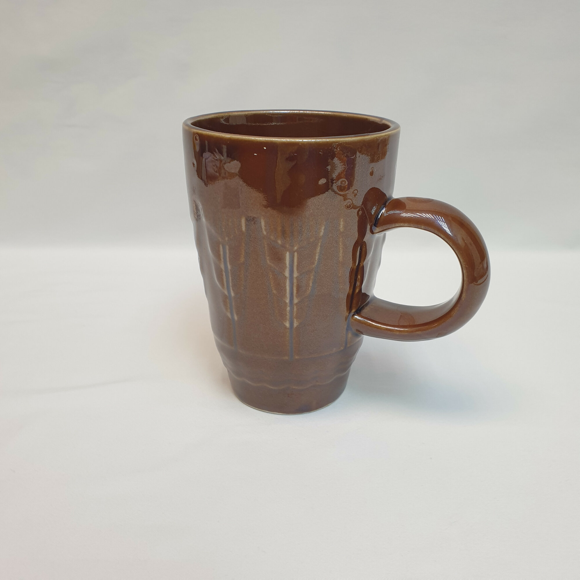 Кружка, обливная керамика 500 мл, винтаж СССР