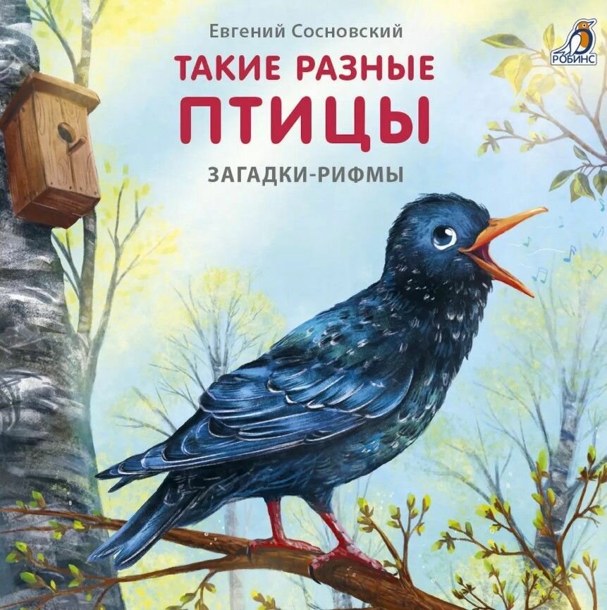 Книга "Книжки - картонки. Загадки - рифмы. Такие разные птицы"