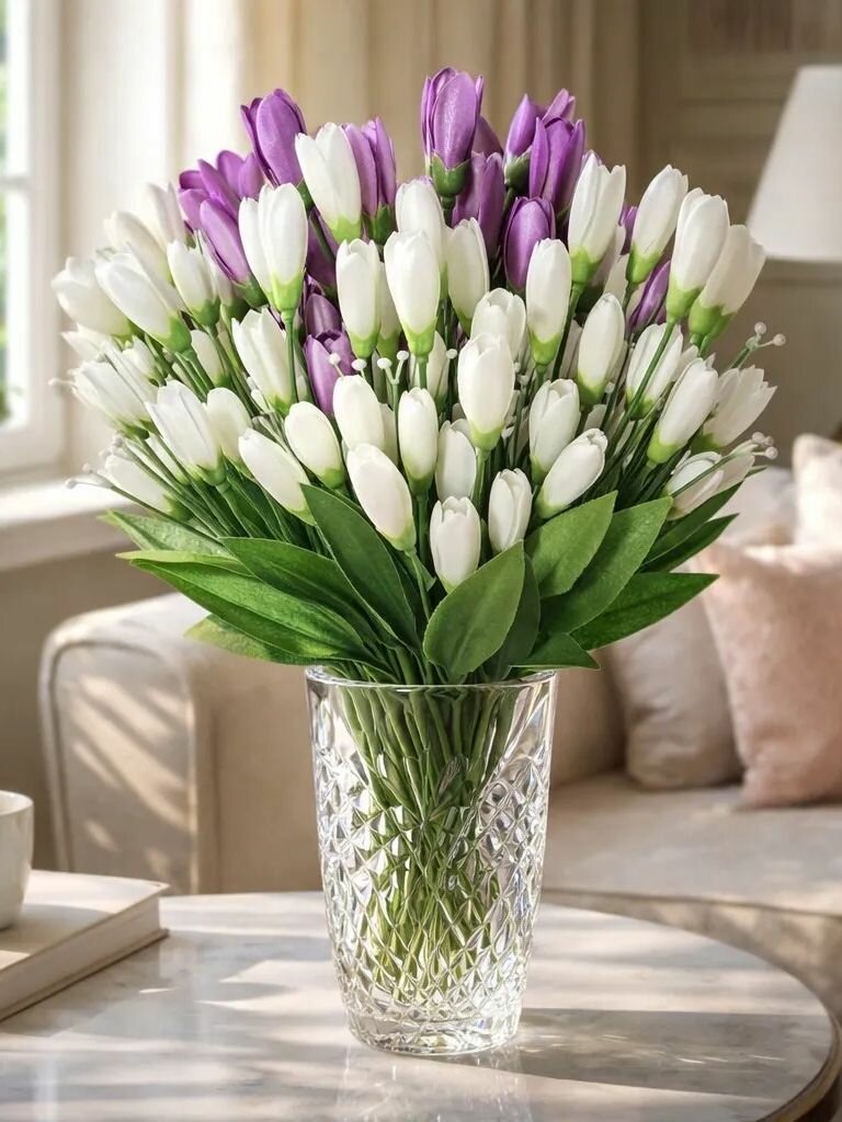 Букет искусственных цветов Крокусы