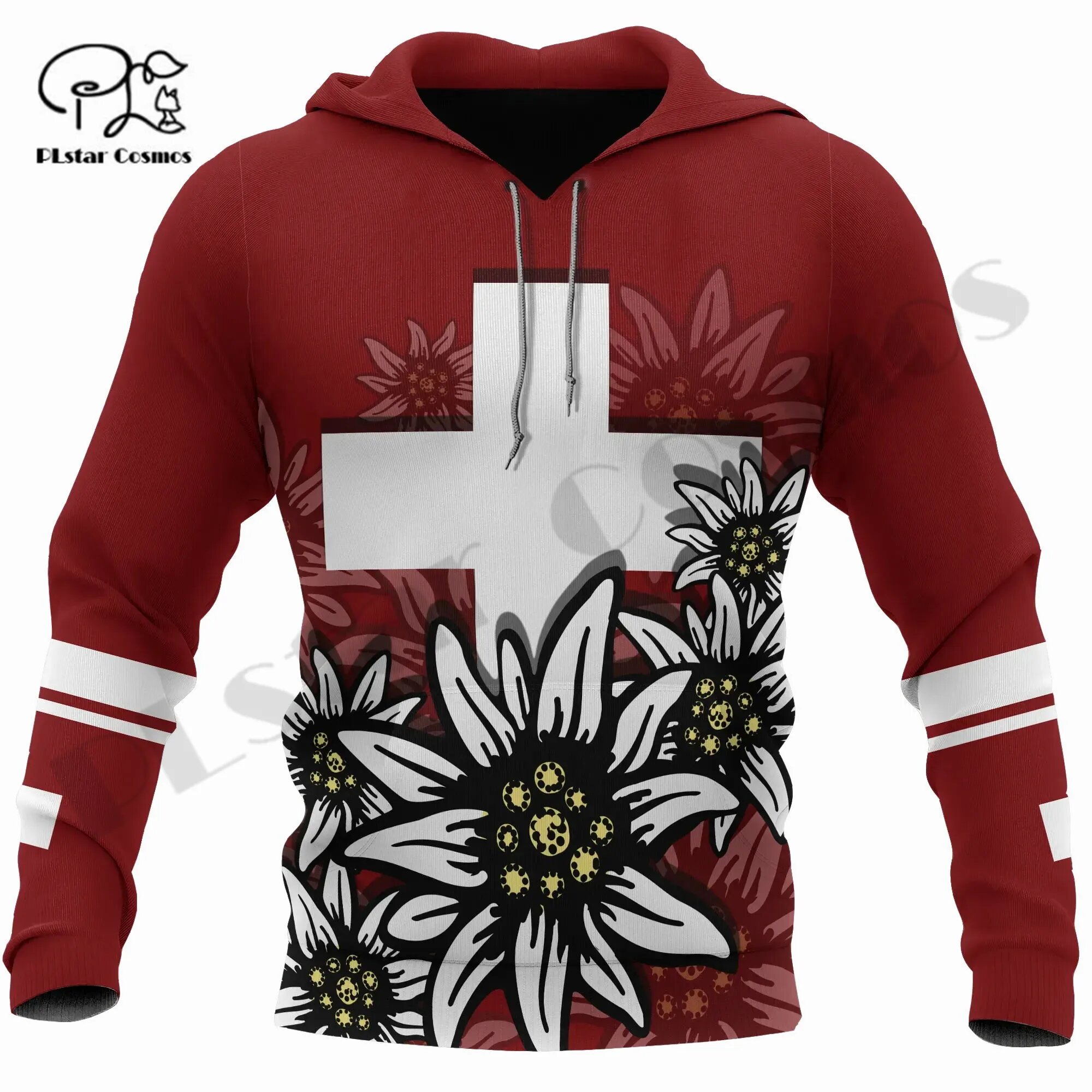 Толстовка с капюшоном PLstar Cosmos, Швейцария, Edelweiss, M