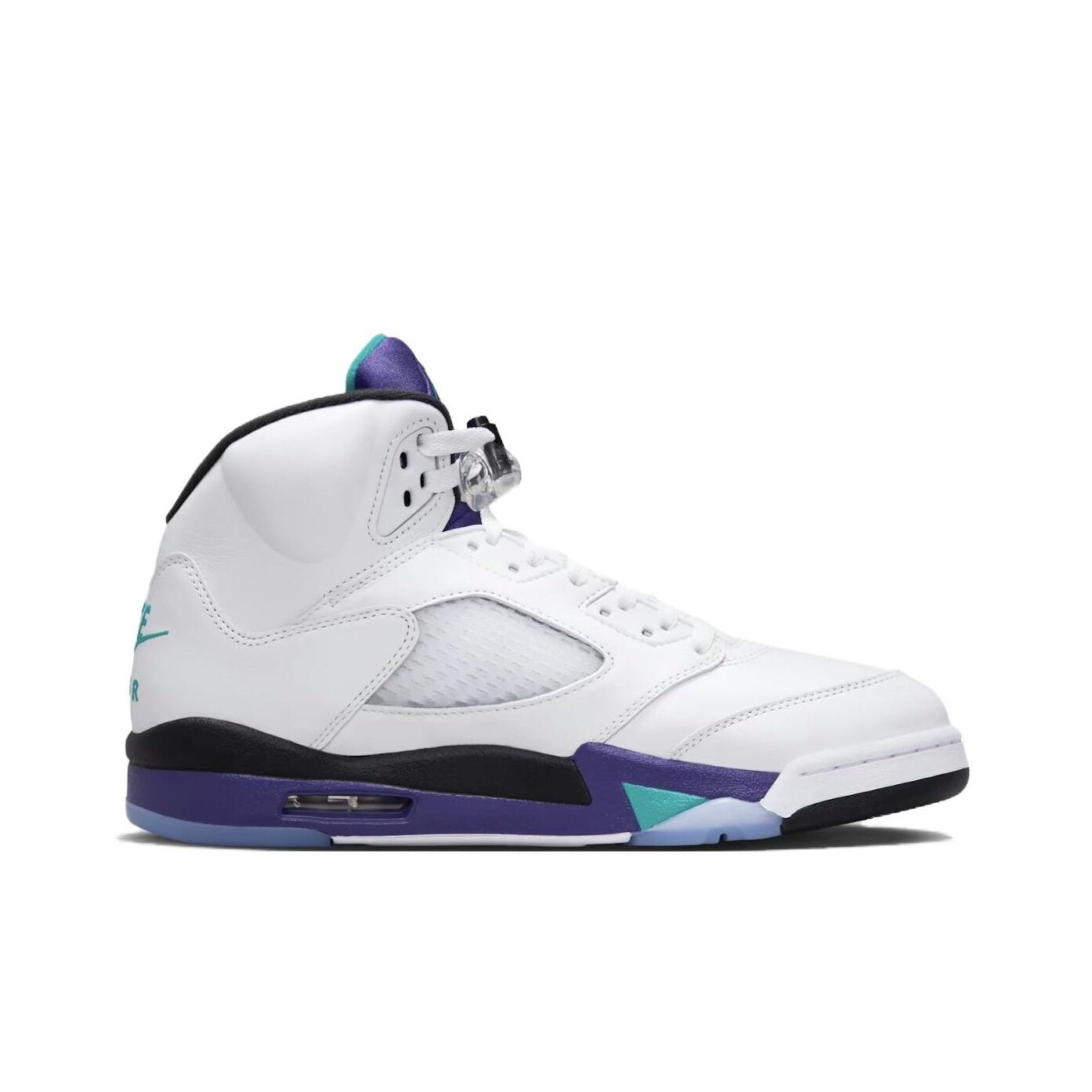 Кроссовки Jordan Air Jordan 5, размер EU 40 стопа (25CM), белый/фиолетовый — фото 1