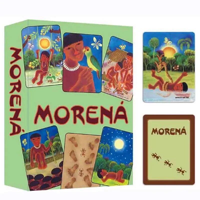 Настольная игра 15 видов психологических карт KP482 Коричневый, morena