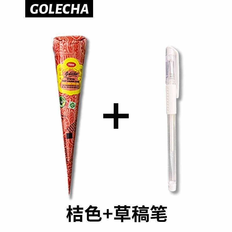 Крем для хны, полуперманентный консилер, водонепроницаемый трафарет, веснушки, индийский ручной рисунок, крем для татуировок, горячая распродажа