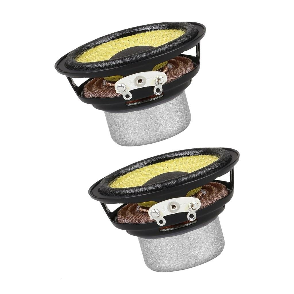 Высокочувствительный 4 Ом 15 Вт динамик с двойным магнитом и усилителем из стекловолокна, 2 упаковки