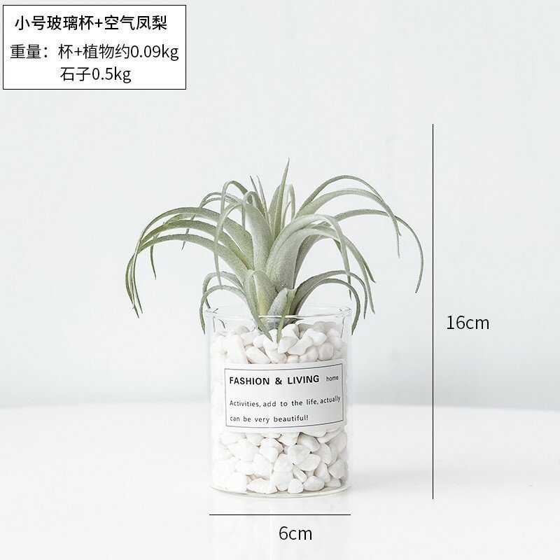 Искусственное суккулентное растение в горшке в скандинавском стиле, каменное суккулентное искусственное цветок для офисного стола, зеленое растение, бонсай-орнамент