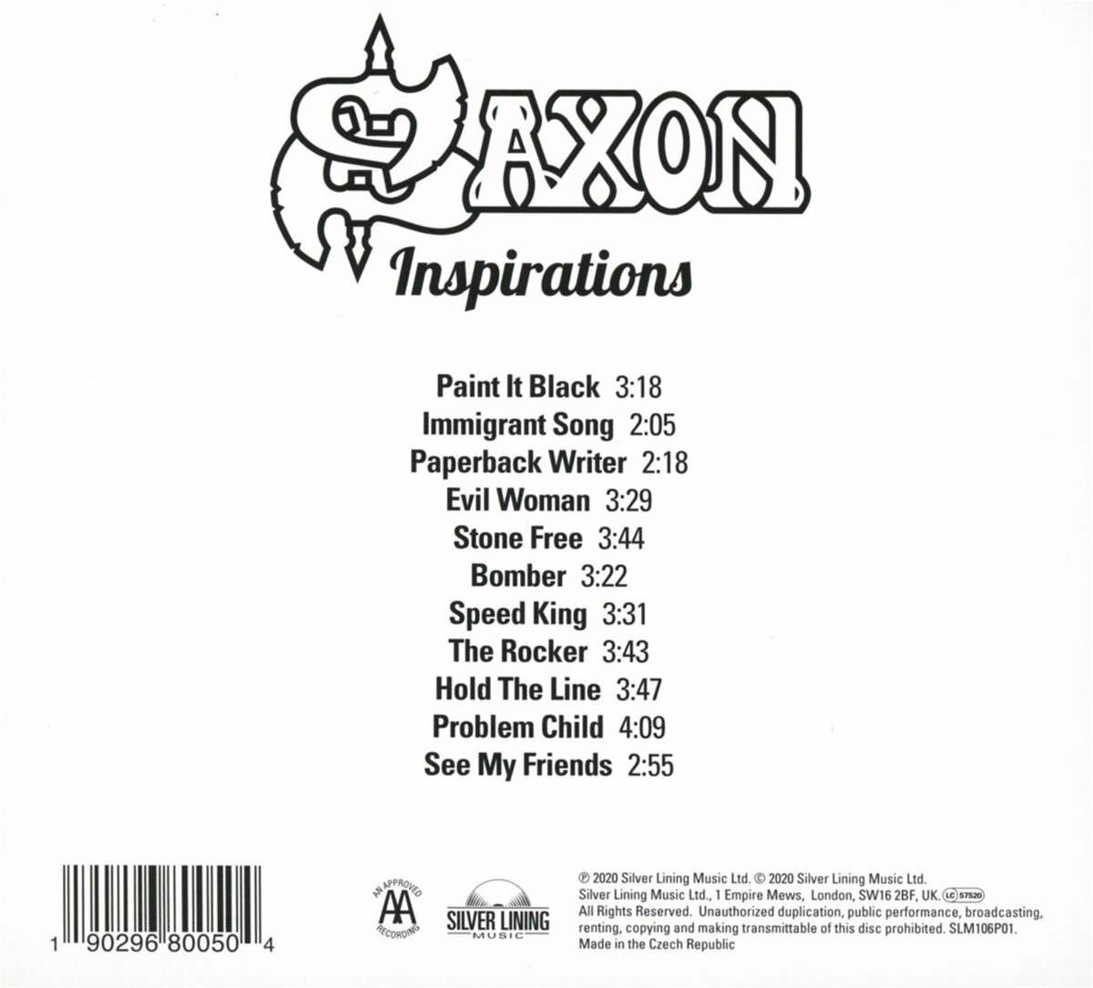 Компакт-диск Saxon - Inspirations (1 CD) — фото 1