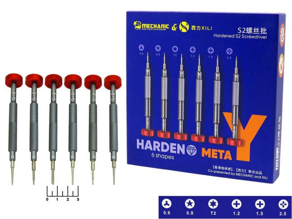 Набор отверток Mechanic Harden Metay S2 (6 штук)
