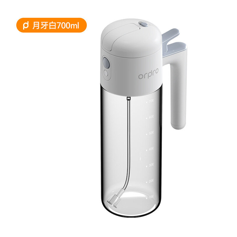 Домашний масляный распылитель, бутылка для наливания масла, кухонный наливной и распыляющий двойного назначения, стеклянный распылитель, масляный распылитель с прессом, интегрированная герметичная масляная бутылка