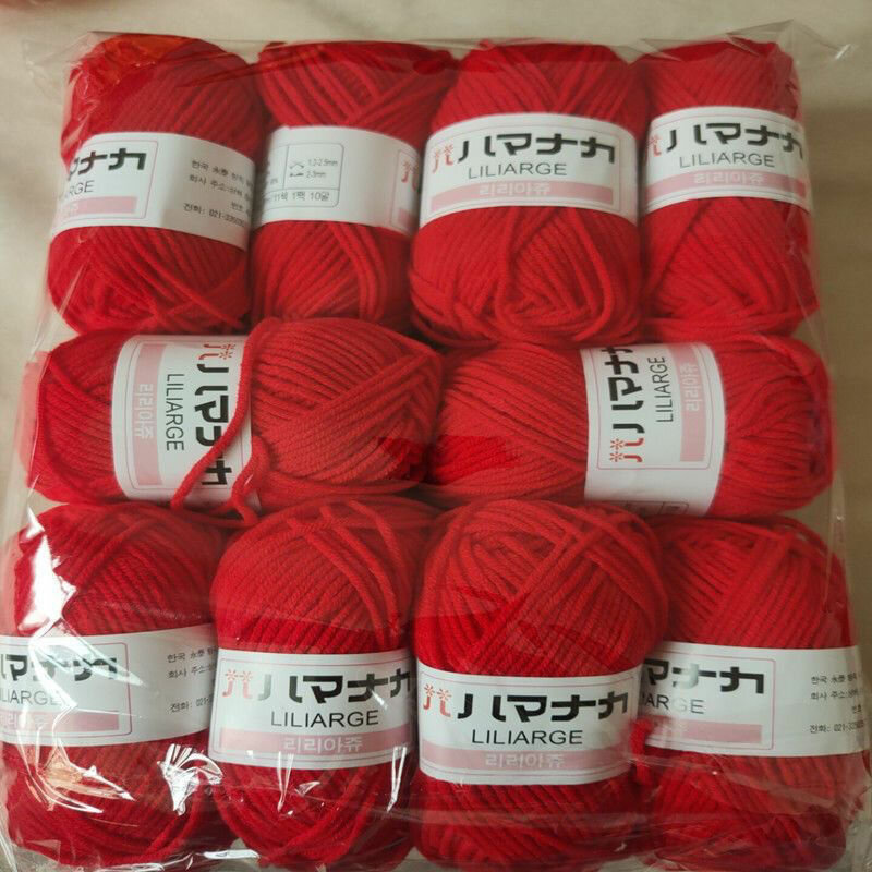 Распродажа: набор для ручного вязания из 4 нитей молочной пряжи, вязание крючком, цветочное одеяло, кукла, детский свитер оптом