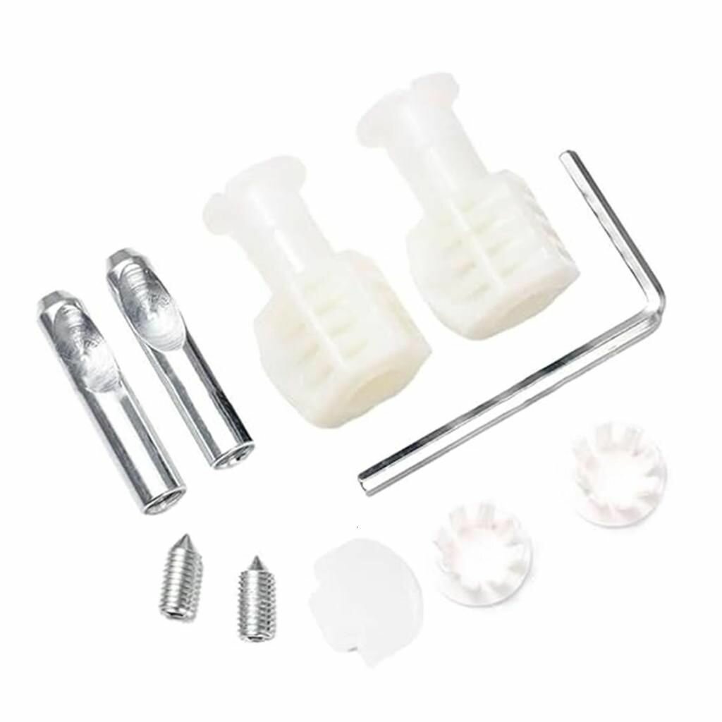 Крепежные болты для подвесного унитаза, Белый