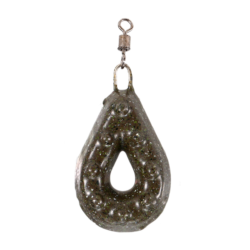 Поплавок для рыбалки водной формы груз для рыбалки принадлежность для рыбалки 40G / 50G / 60G, смешанный (включая 40g, 50g, 60g), свинец, с поворотником, для пресной и соленой воды, вес упаковки 41-62g, размер упаковки 7*3*0.6cm