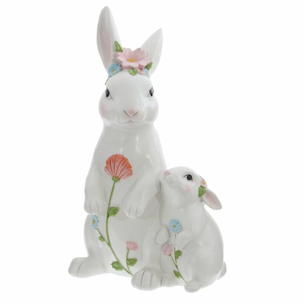 Фигурка пасхальная "Зайцы", 15х12х26 см
