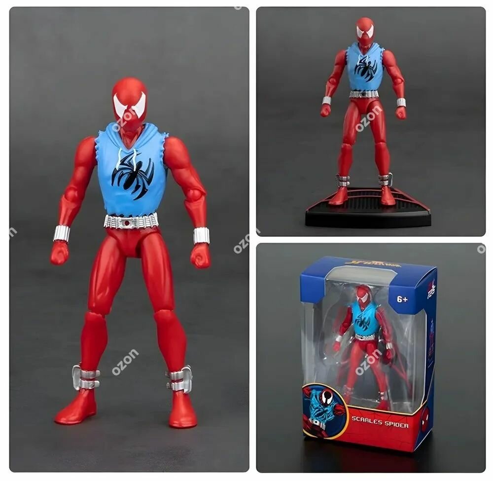 Фигурка 10 см ZD TOYS Марвел Алый Паук / Человек - Паук