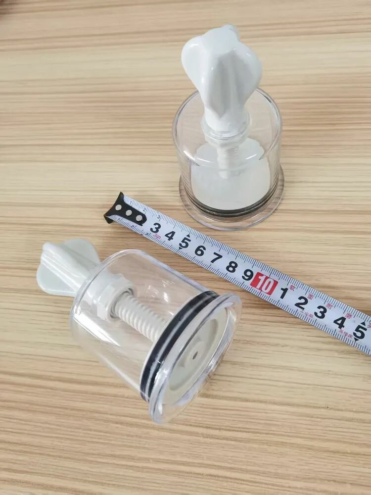 Стимуляторы для сосков. Две присоски вакуумные зажимы для сосков секс-игрушки БДСМ присоска. Внутренний диаметр 50 мм