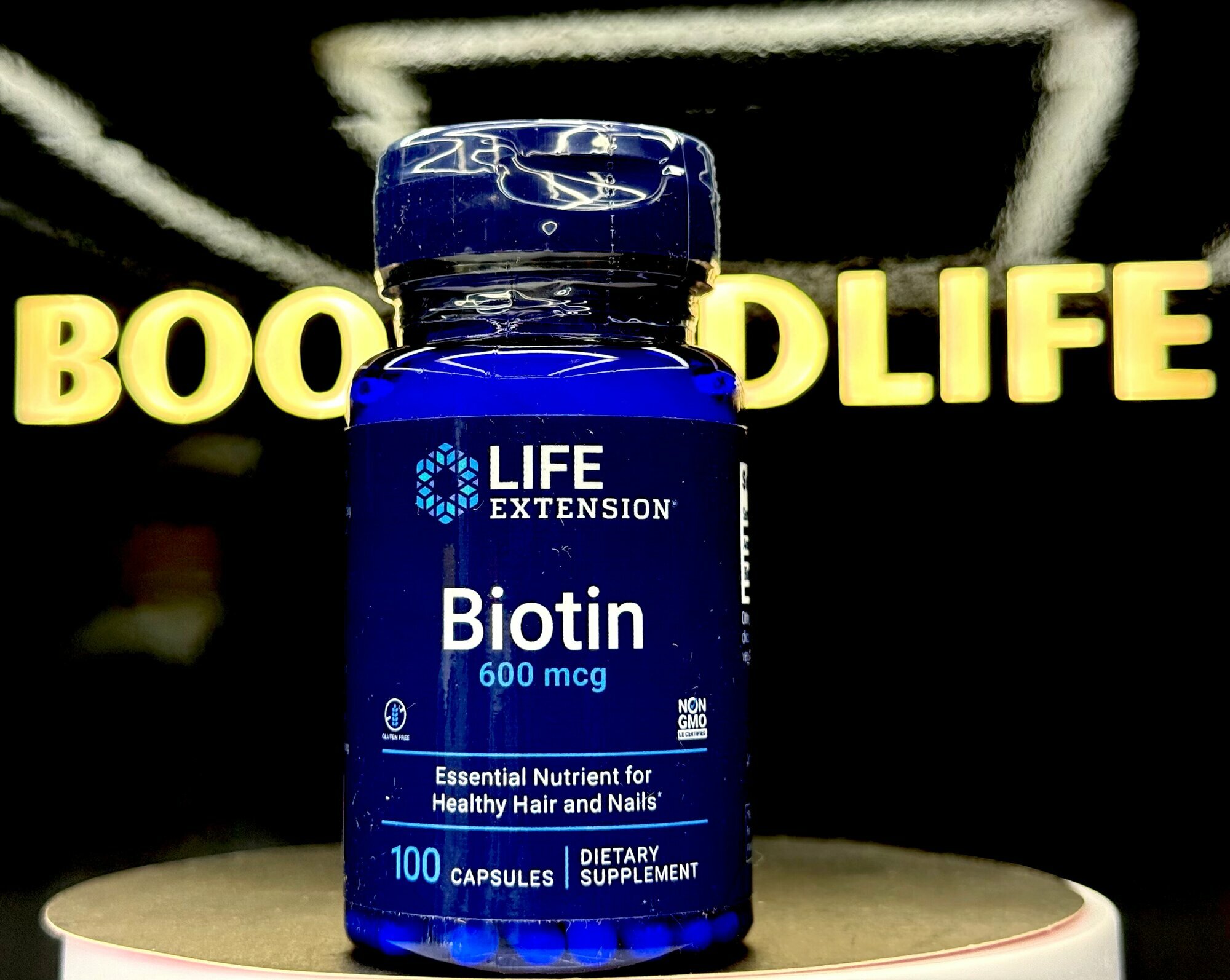 "Life Extension Biotin" - 100 капсул для здоровья волос, кожи и ногтей