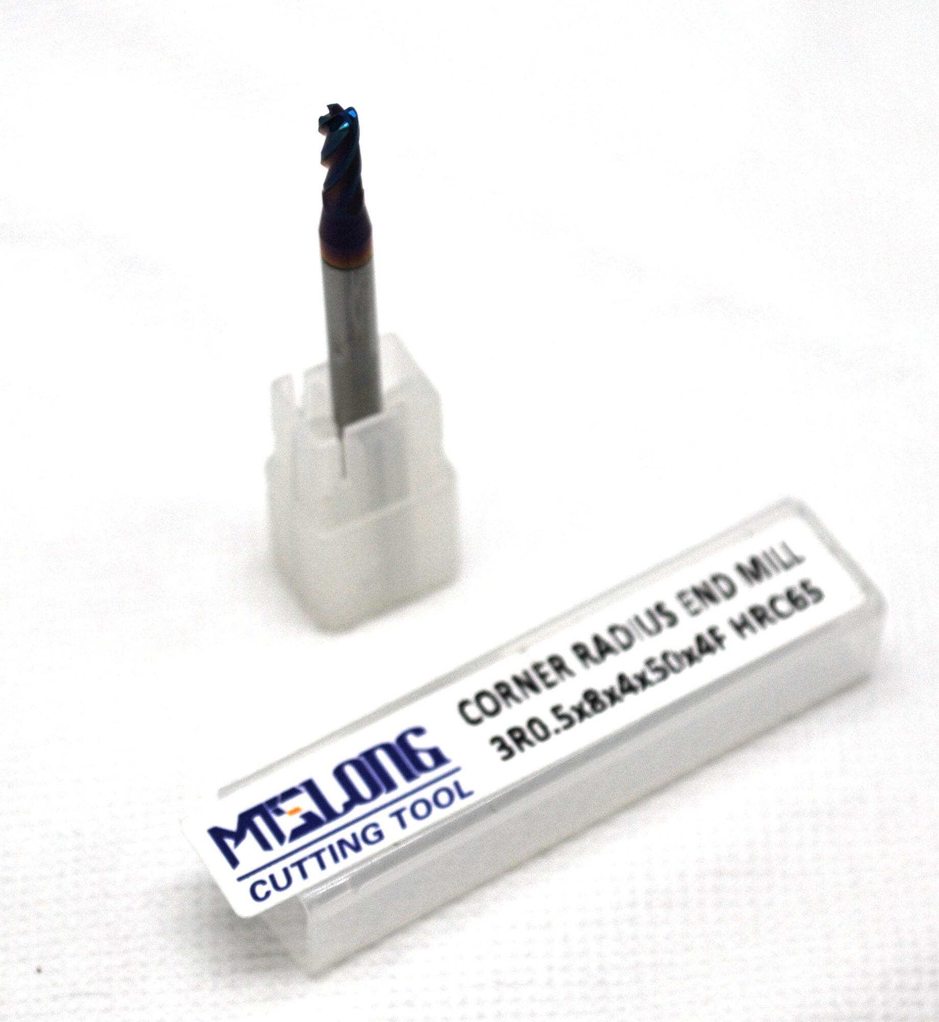 Фреза концевая радиусная твердосплавная D3 мм HRC65 3R0.5x8x4x50x4F