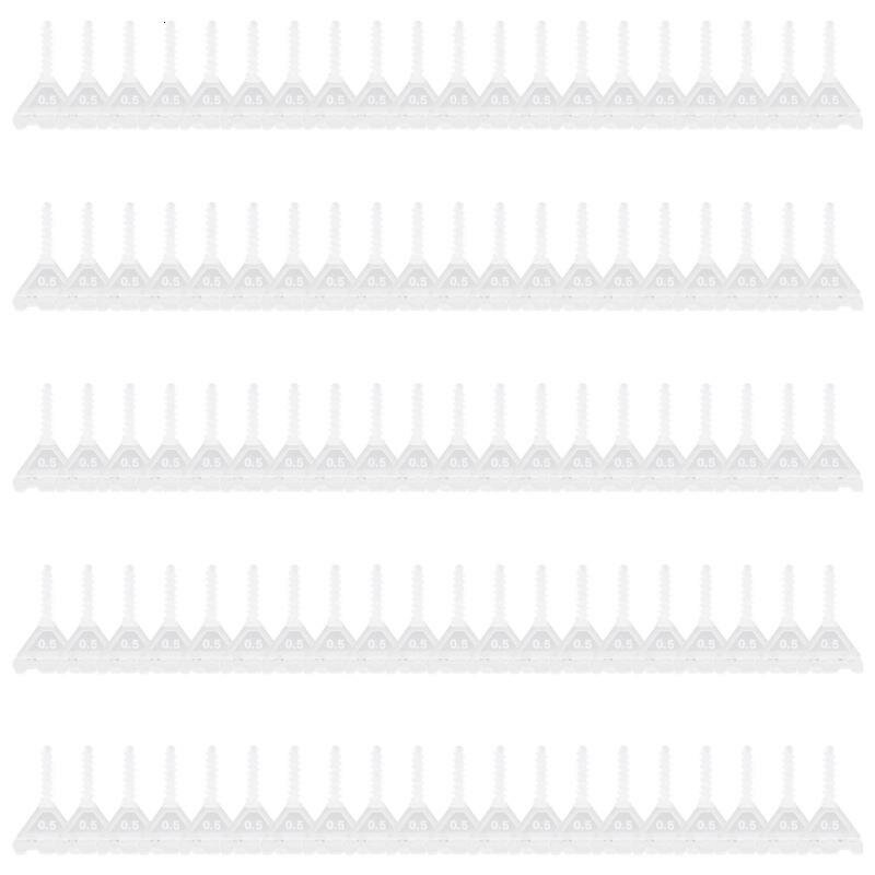Керамические клипсы для выравнивания плитки, 100 шт, 0.5 Спира L база