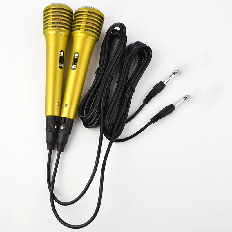Домашний специальный микрофон KTV с кабелем, караоке, динамический усилитель мощности, тяга, проводной аудиомикрофон,