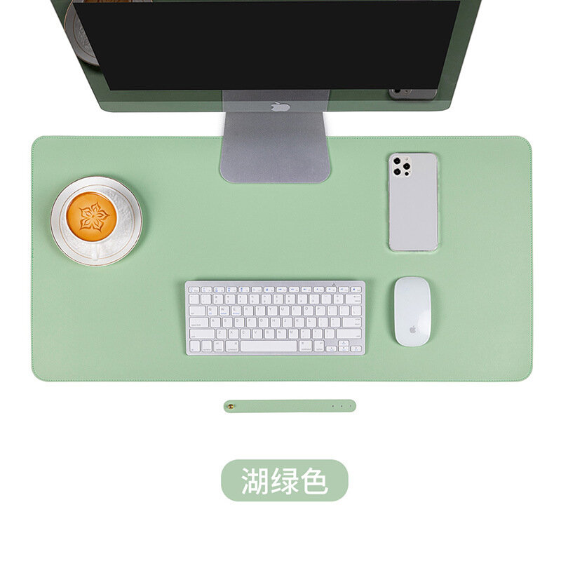 Офисный коврик для стола Extra Large, стандартный коврик для компьютера, большой водонепроницаемый кожаный коврик, письменный коврик с узором, цветной печатью и горячим тиснением логотипа