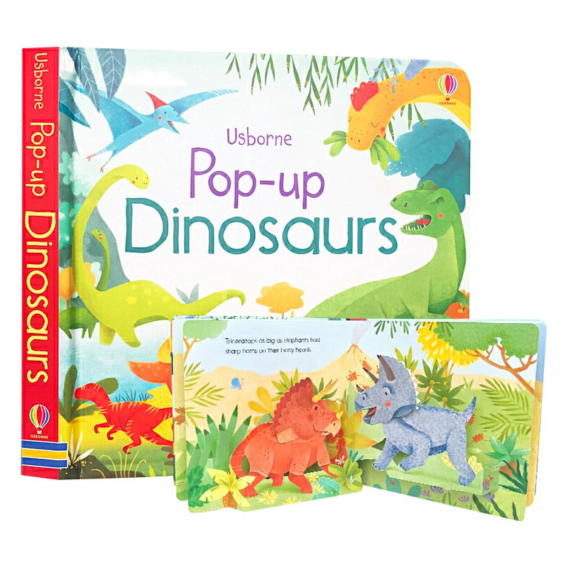 Оригинальная английская книга Usborne Pop Up 3D Visual для родителей и детей, интерактивная книга для раннего развития и обучения