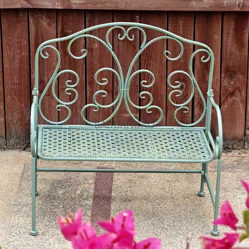 Ретро-садовый стул из кованого железа