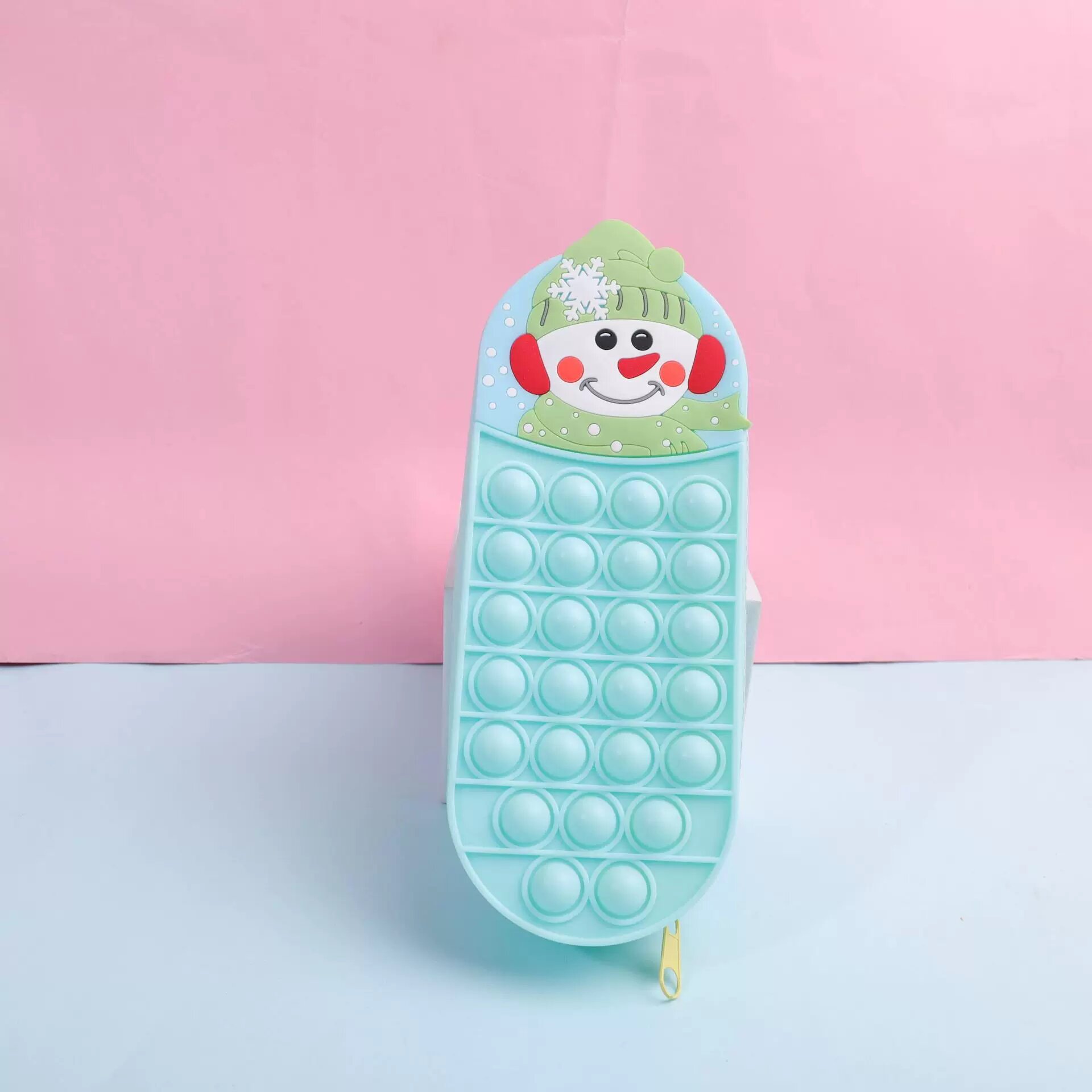 Детский пенал-антистресс с мультяшным дизайном, креативная игрушка-сжималка, многофункциональный пенал для снятия