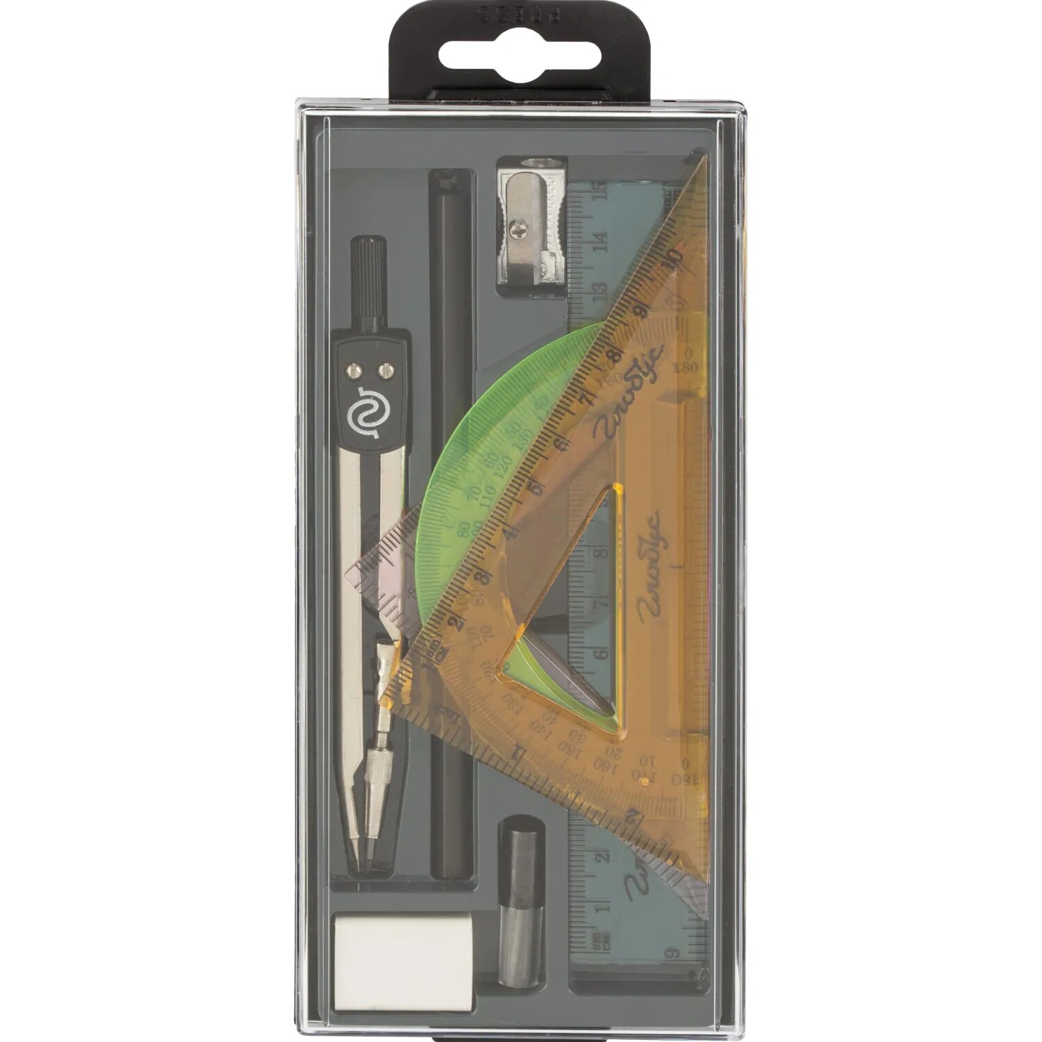 Готовальня Глобус НЧ9-30-60 'Junior', 9 предм, металл, в пласт. пенале