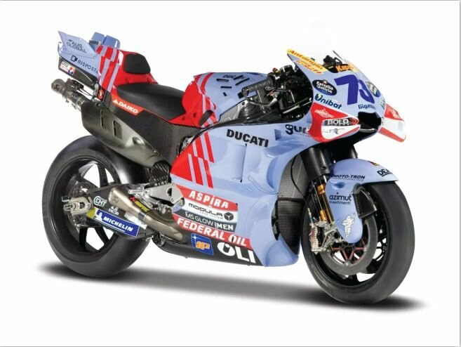 Машинки металлические Maisto 1:18 Gresini Racing 2024 (#73 Alex Marquez)