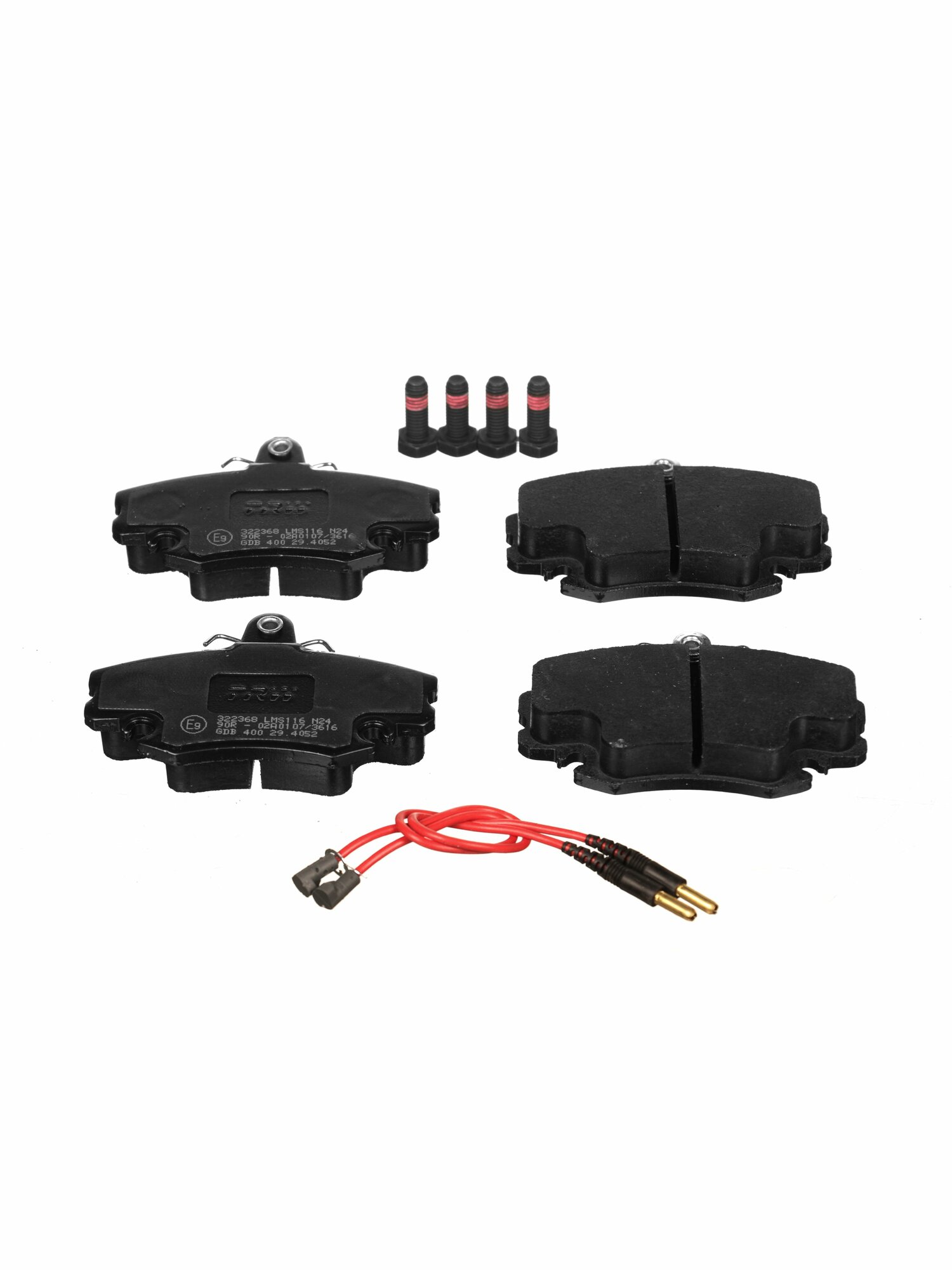 Колодки тормозные дисковые передние TRW (GDB400) COTEC