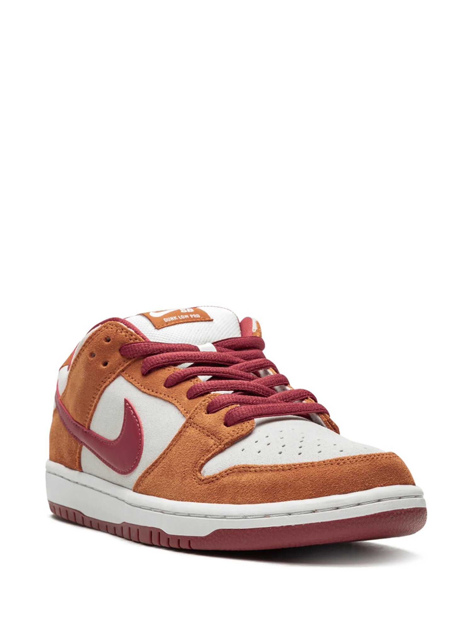 Кроссовки NIKE SB Dunk Low Pro, размер 9 US, оранжевый — фото 1
