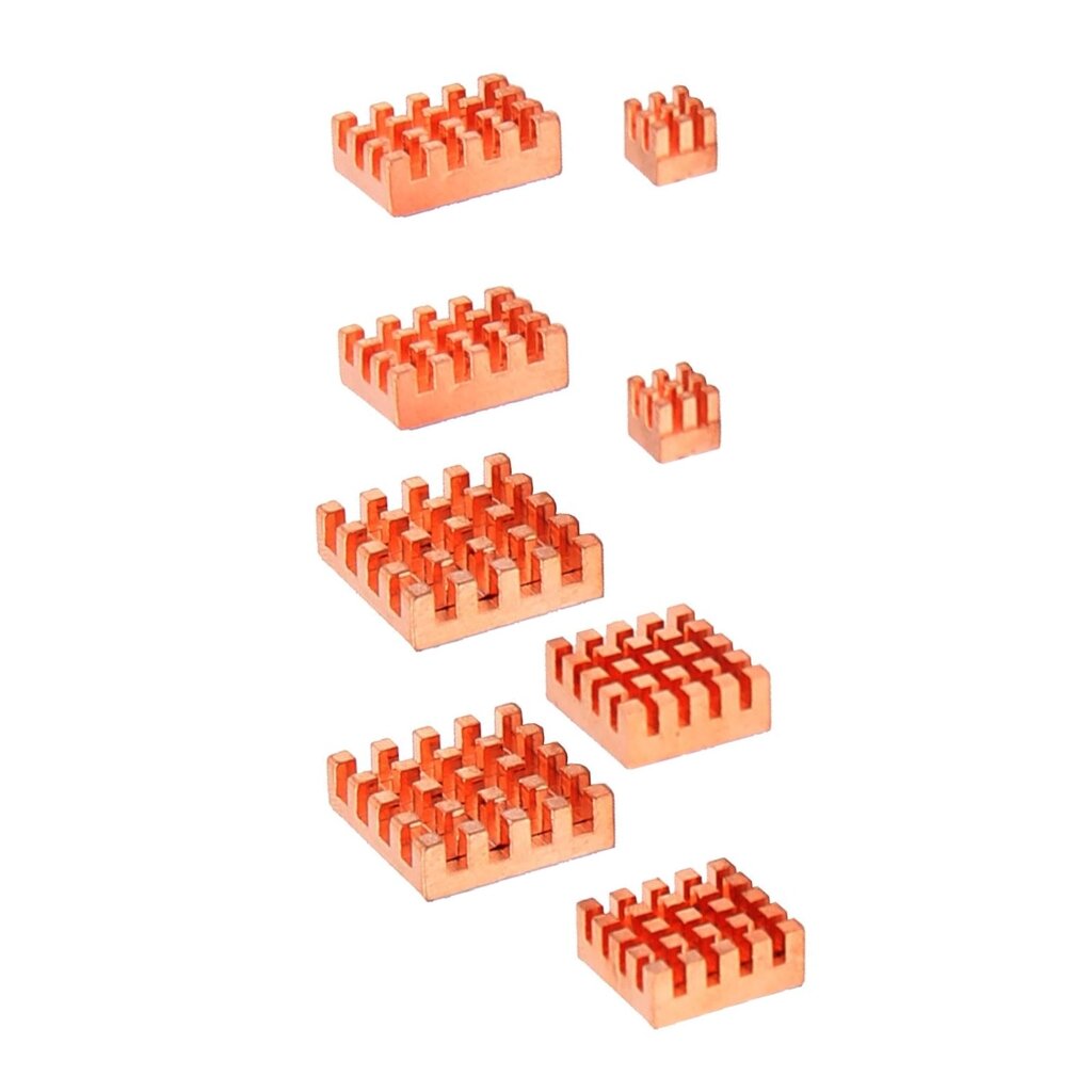 1 комплект из 8, радиатор подходит для Raspberry Pi 5