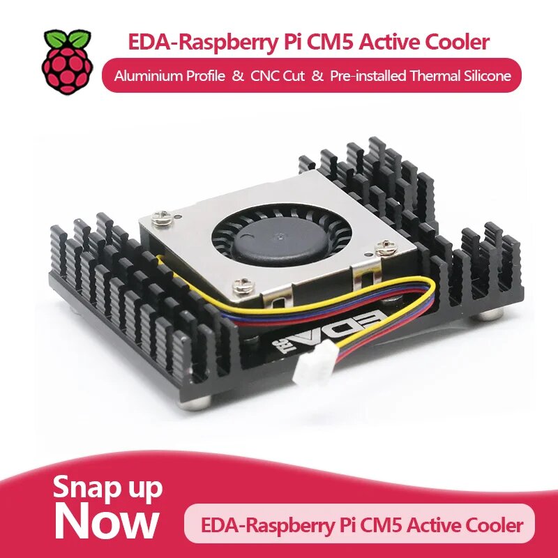 Cbhioarpd Активный охладитель для Raspberry Pi CM5