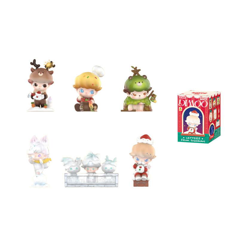 Фигурка унисекс POP MART DIMOO Snowman's Letter The 202 Edition, Single Mystery Box (Random Pick)