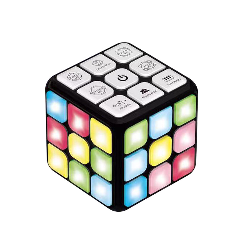 Электронная игра для памяти и мозга Flashing Cube 4-в-1 ручная игра для детей STEM-игрушка для детей мальчиков и девочек подарок для детей в возрасте 6-12 лет