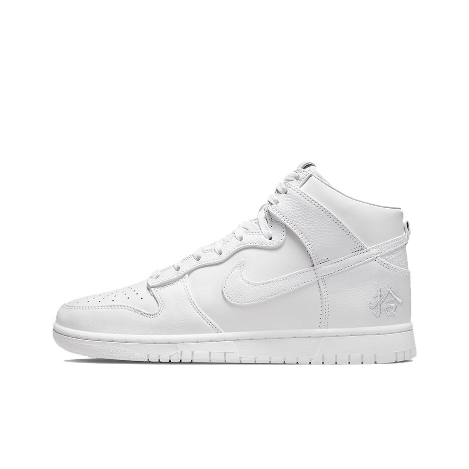 Кроссовки NIKE Dunk High, размер EU 36.5 стопа (23.5CM), white — фото 1