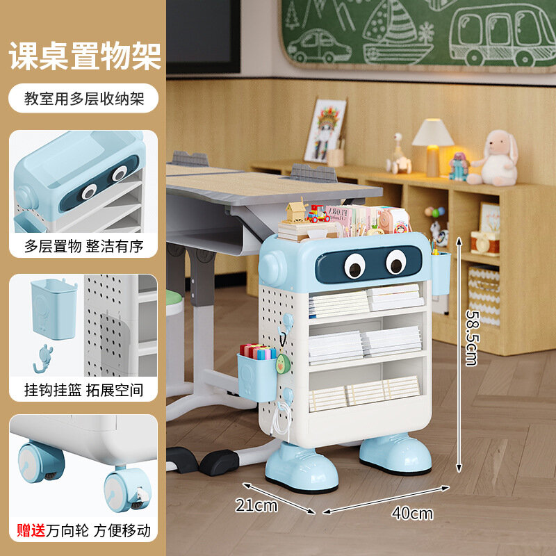 Вертикальная книжная полка для детей, напольная многоярусная книжная полка, простая полка для картинок, полка для хранения дома