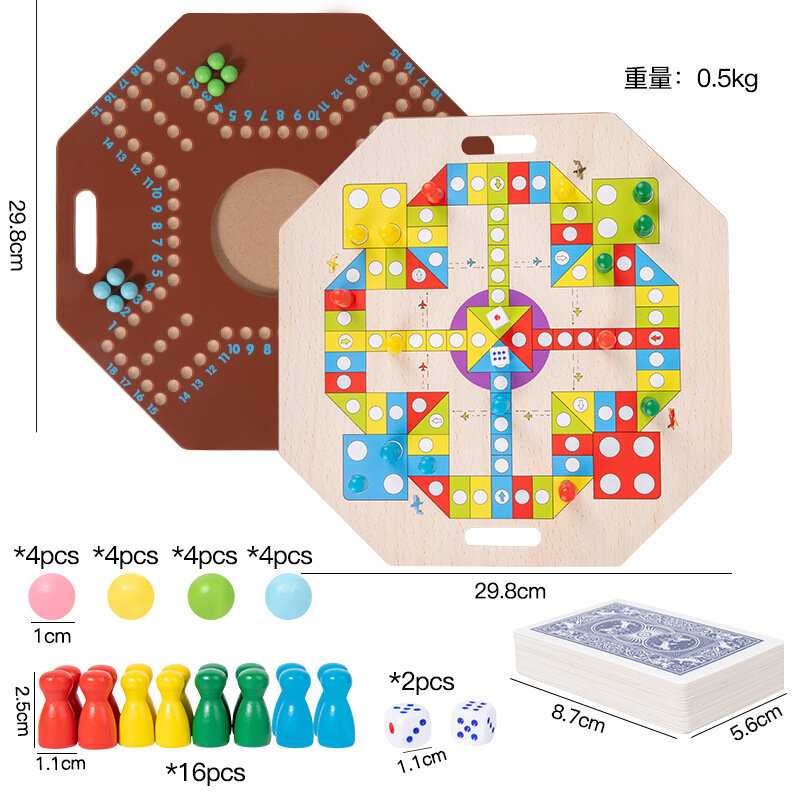 Арабская ближневосточная игра в покер карты Jackaroo настольная игра 2-в-1 Flyer настольная игра семейная деревянная