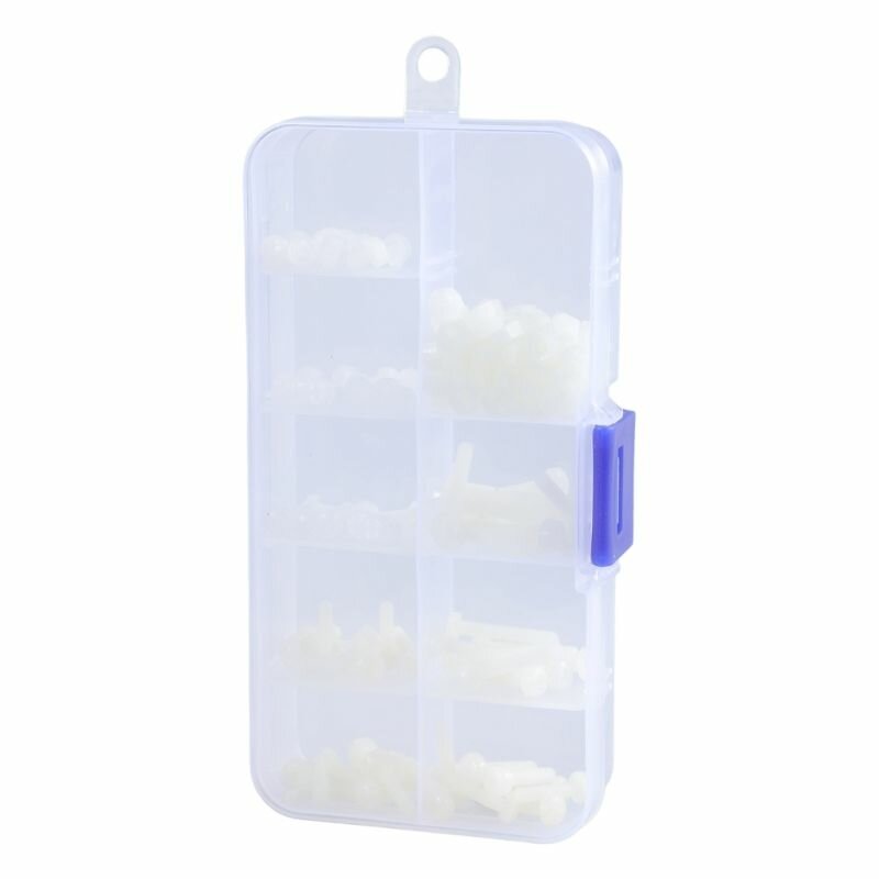 M3-160шт нейлоновый винт белого цвета