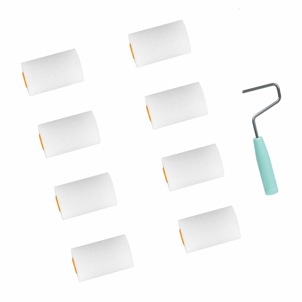 Набор поролоновых валиков для покраски (9 шт.), 2 дюйма