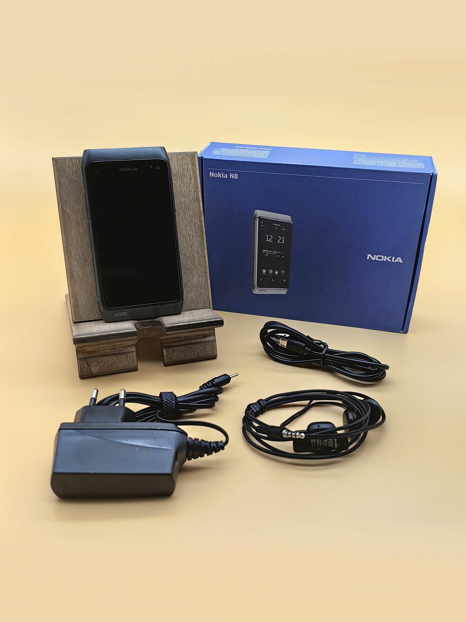 Раритетный мобильный телефон Nokia N8, черный, сенсорный, оригинальный, 3G, Bluetooth, Wi-Fi