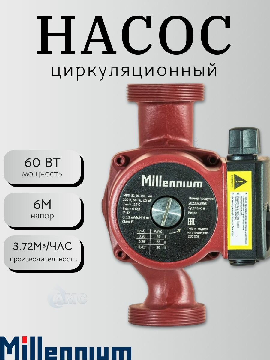 Насос циркуляционный MPS 32-60 Millennium