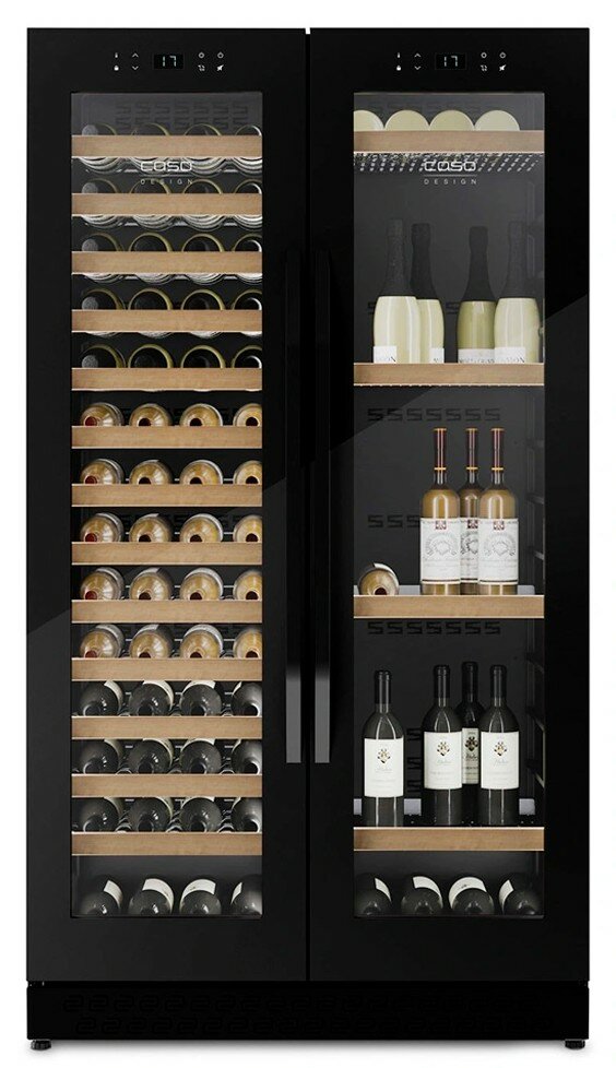 Винный шкаф CASO WineChef Duo 122 Black