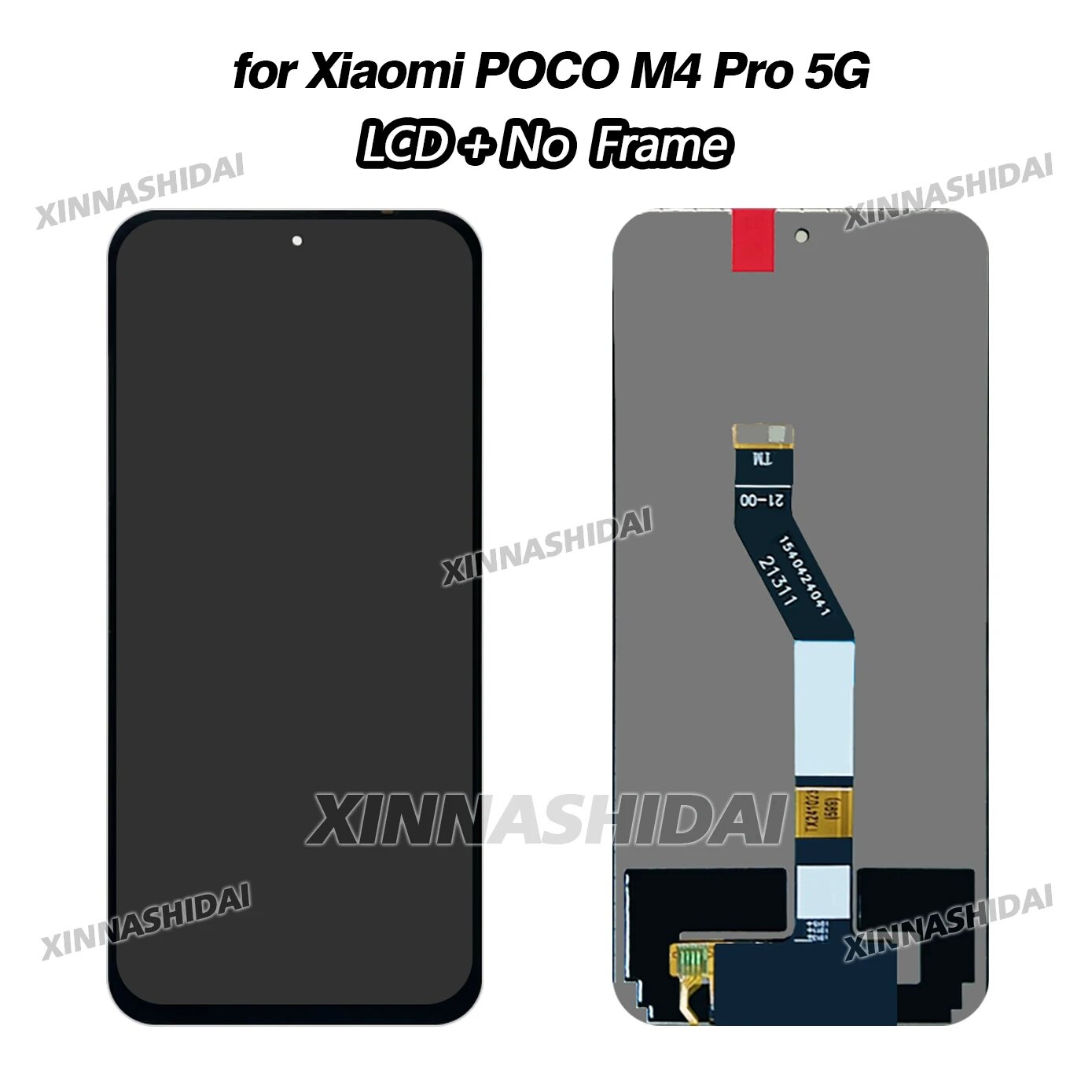 TFT 6,67 дюймов для Xiaomi Poco M4 Pro 5G ЖК-экран сенсорный дигитайзер в сборе с рамкой аккумуляторная задняя крышка