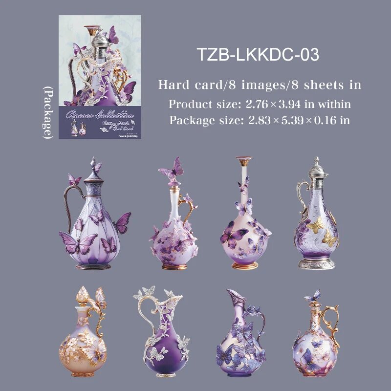Набор стикеров JIANWU Rococo Collection TZB-LKKDC-03