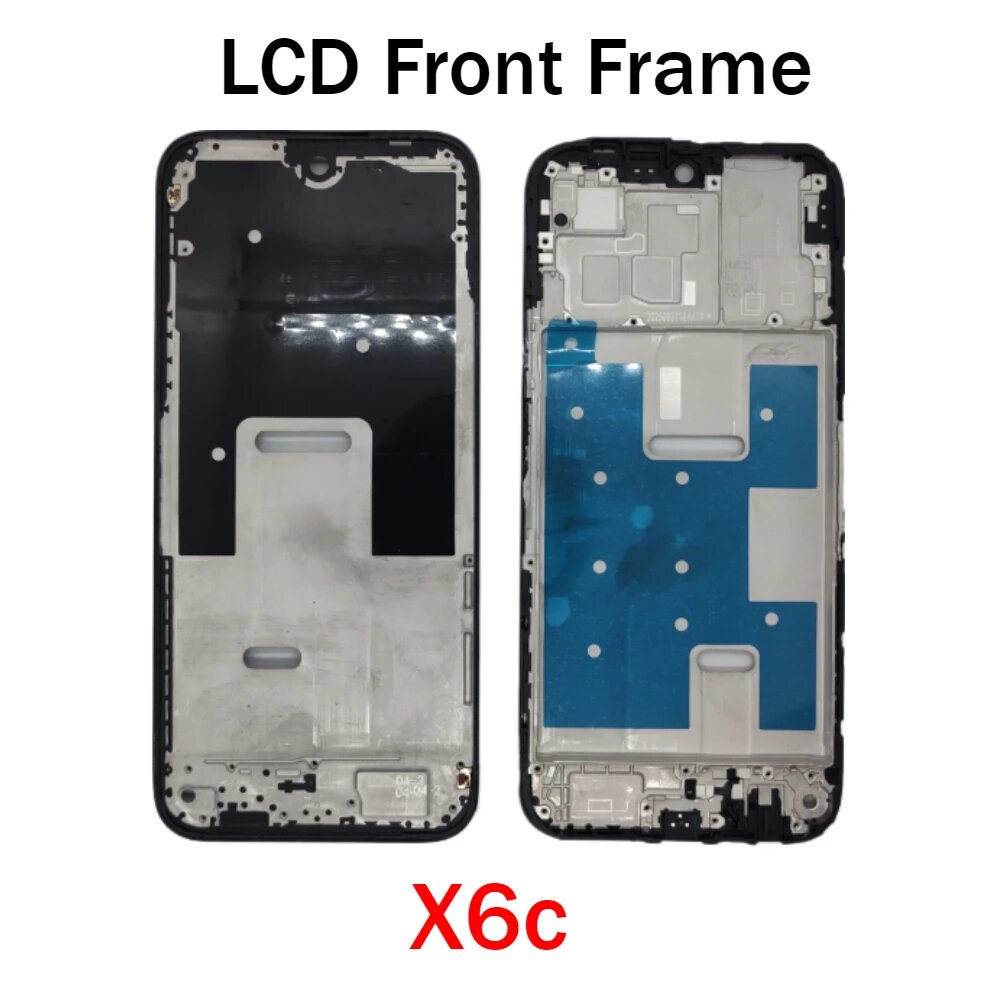 Средняя рамка для Huawei Honor X6C, передняя рамка ЖК-дисплея, корпус, лицевая панель, запасные части