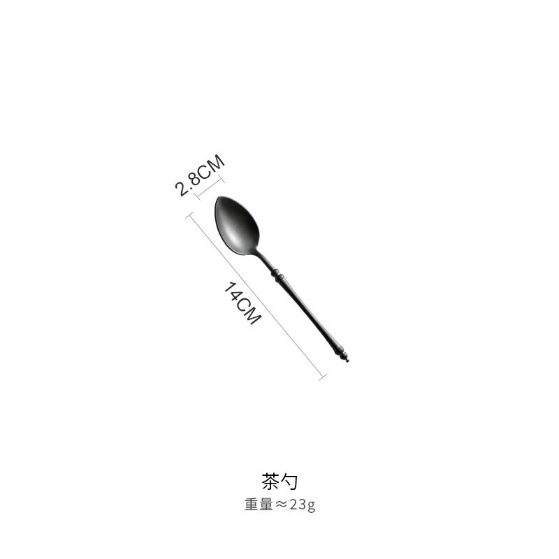 Винтажный набор ножей, вилок и ложек из нержавеющей стали 304 с снежинками, домашняя западная посуда, антикварная суповая ложка, стейковый набор из трех предметов