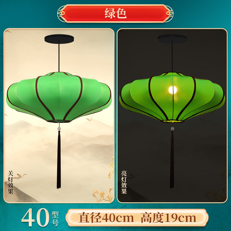 Плоский круглый ручной эластичный тканевый фонарь ханфу, ручной работы, многоцветный, ручной росписи для ресторана хот-пот и столовой