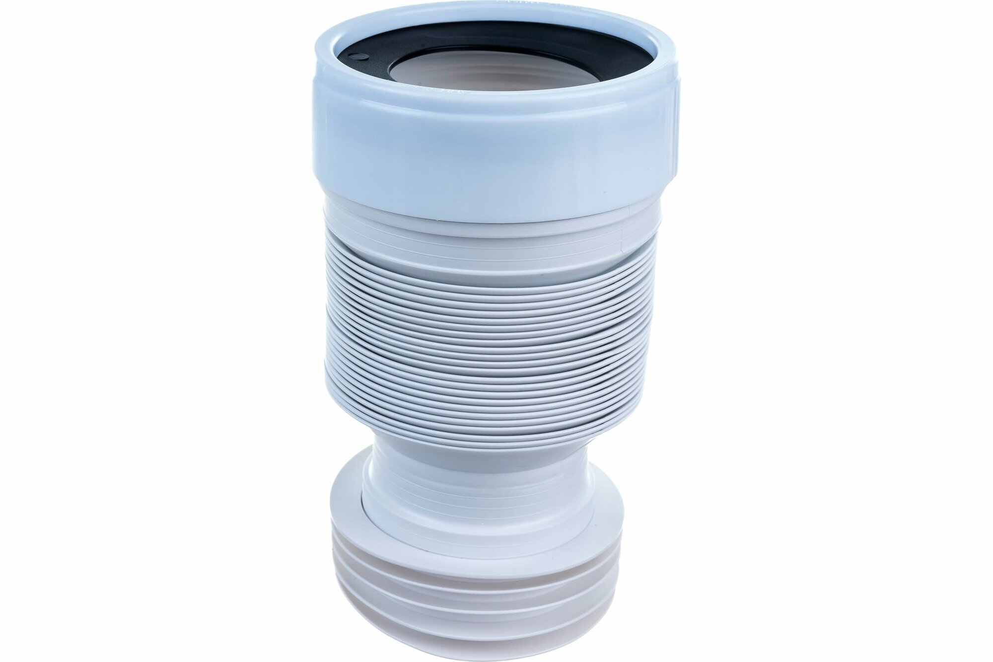 Гофра удлинитель гибкий для унитаза выпуск 110мм (225-520мм) Ани Пласт K828