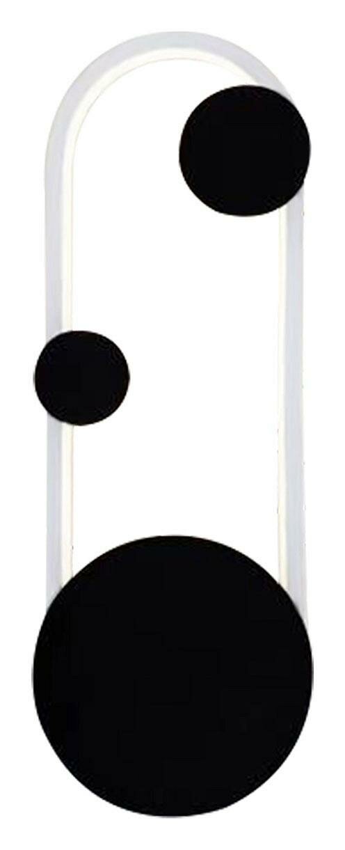 Бра Kink Light Элин 08432,01-19 цвет черный На монтажной пластине Модерн